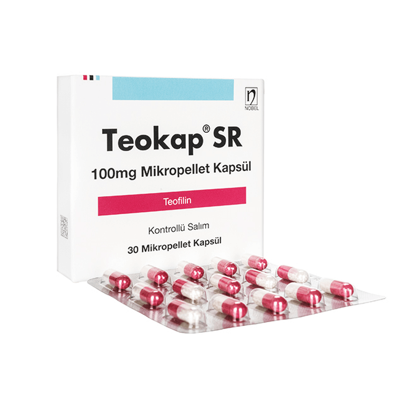 テオカプSR 100mg 2箱 / Teokap SR 100mg 2 boxes - ウェプロス