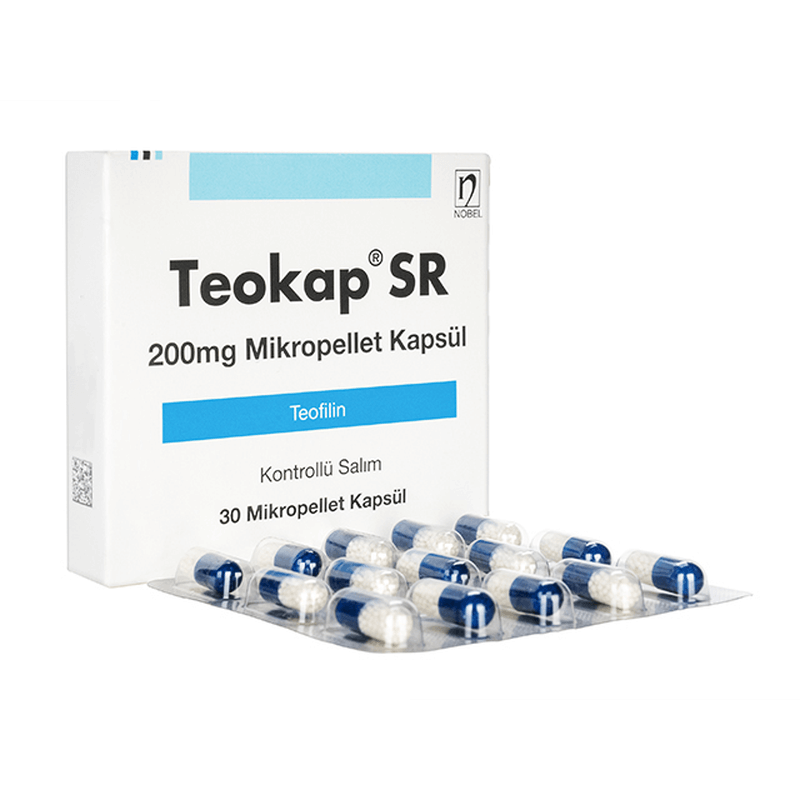 テオカプSR 200mg 2箱 / Teokap SR 200mg 2 boxes - ウェプロス