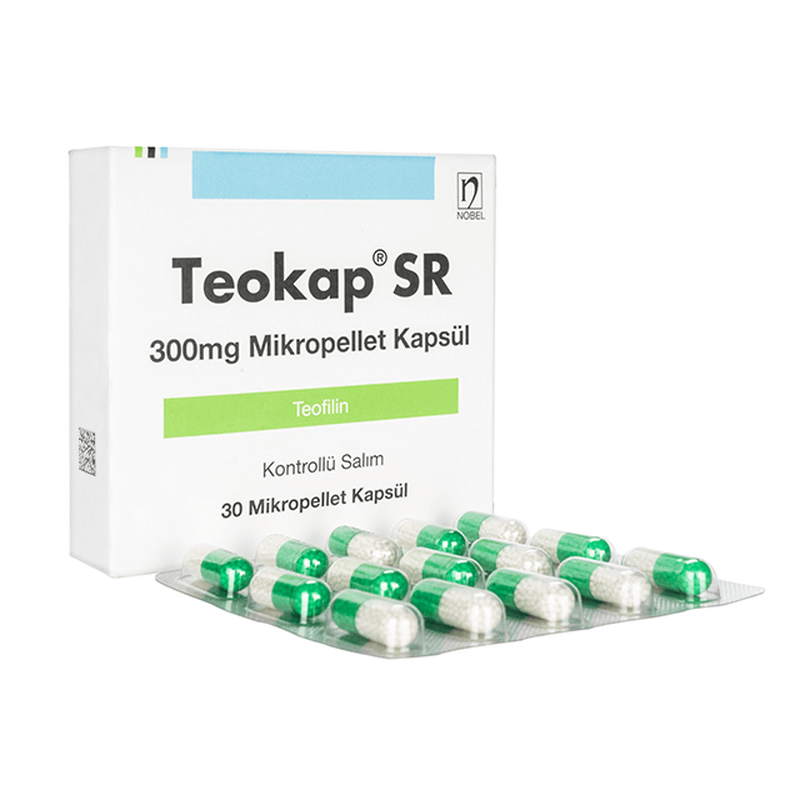 テオカプSR 300mg 1箱 / Teokap SR 300mg 1 box - ウェプロス