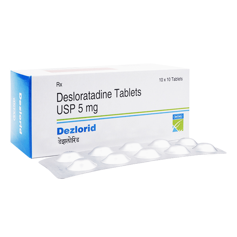 デズロライド 5mg 1箱(100錠) / Dezlorid 5mg 1 box (100 tablets) - ウェプロス