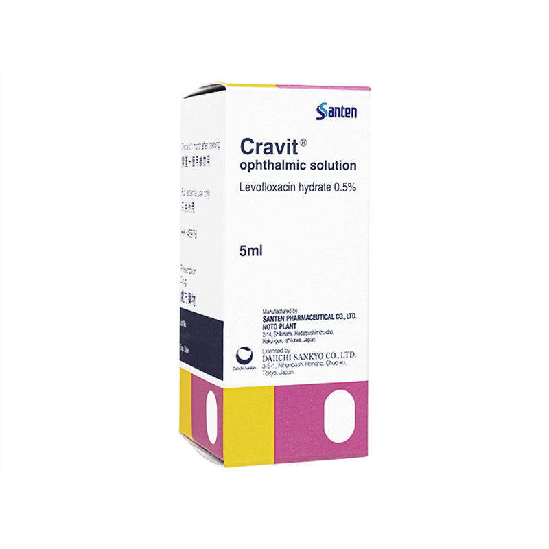 クラビット点眼液 1本 / Cravit Ophthalmic Solution 1 bottle - ウェプロス