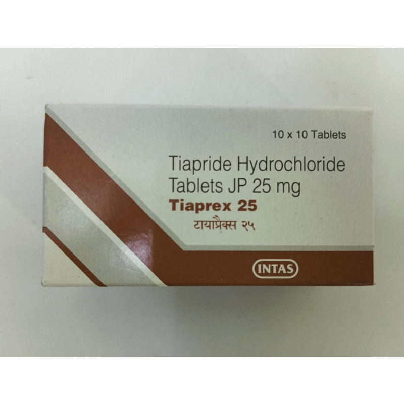 ティアプレックス 25mg 1箱 / Tiaprex 25mg 1 box - ウェプロス