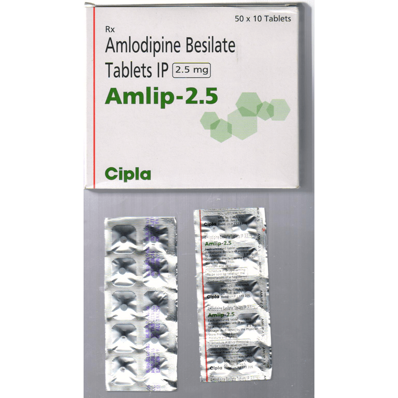 アムリップ 2.5mg 10錠 / Amlip 2.5mg 10 tablets - ウェプロス