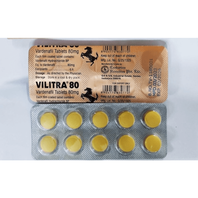 ビリトラ 80mg 10錠 / Vilitra 80mg 10 tablets - ウェプロス